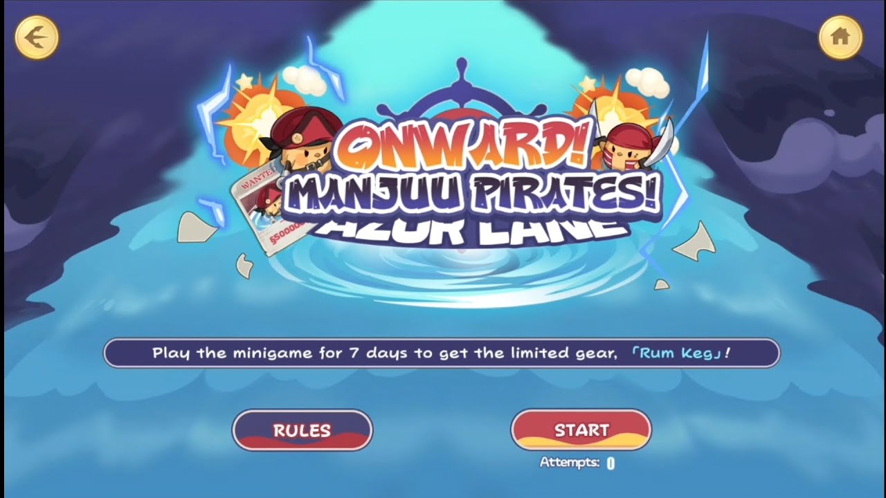 Azur Lane - Manjuu Pirates Mini Game - YouTube