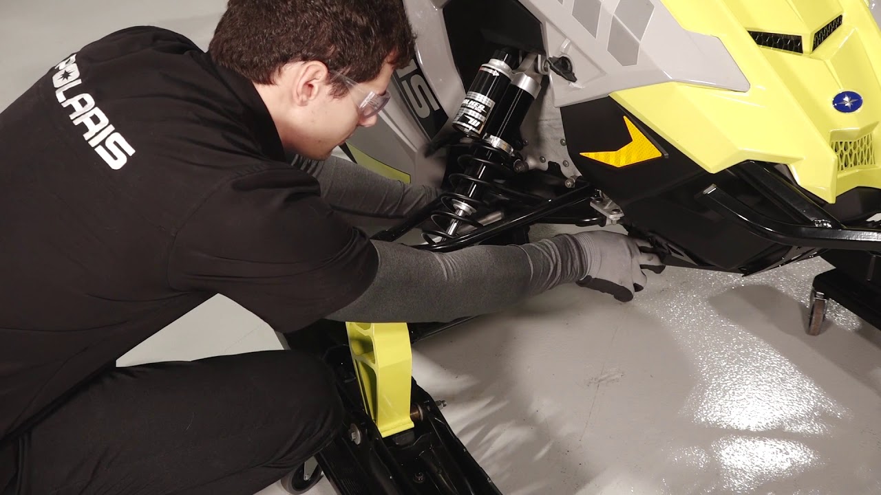 INDY Adventure 137 Pre-Ride Inspection - Polaris Snowmobiles - YouTube