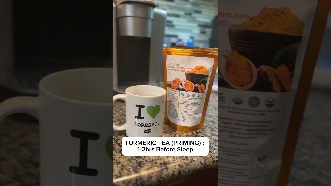 Biohack 101 Priming with Turmeric Tea for health and weight loss - YouTube