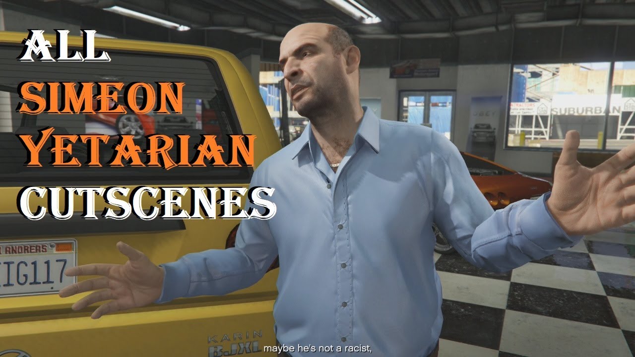 All SIMEON YETARIAN Cutscenes in GTA 5 Story Mode | Demosthenes Chrysan ...