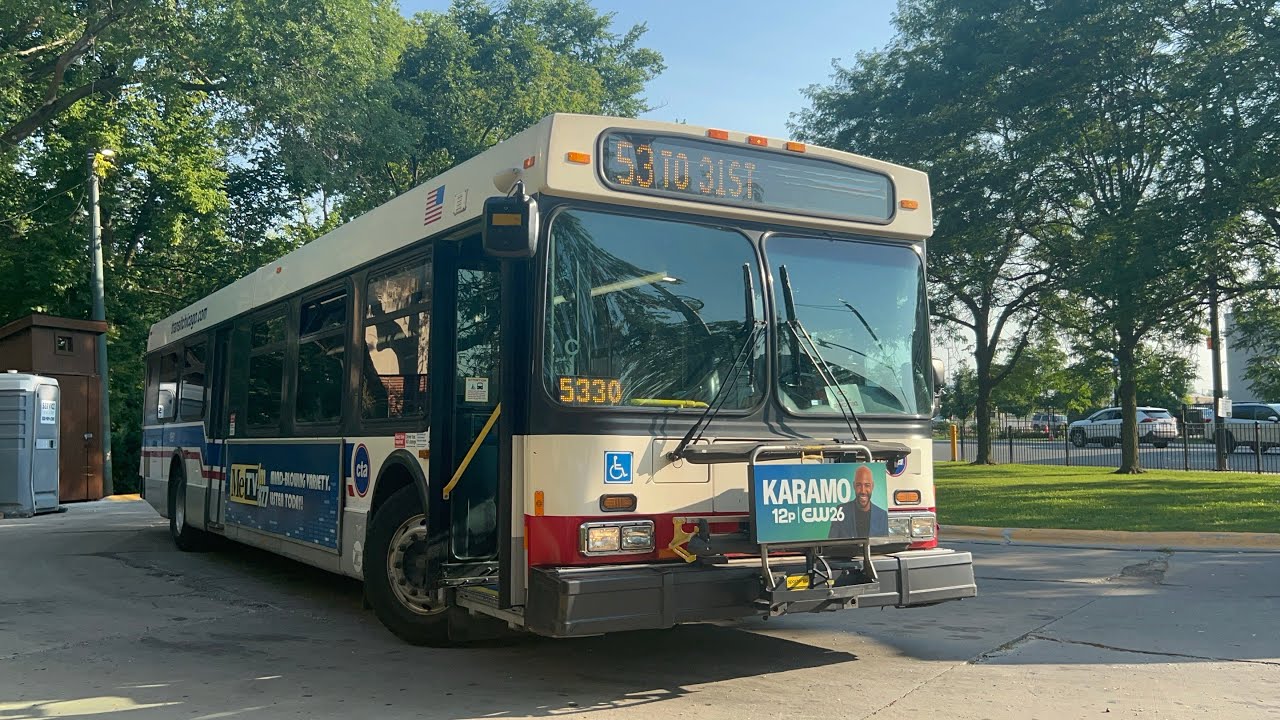 CTA Bus Ride 53 Pulaski From Peterson To Pulaski Green Line CTA New ...