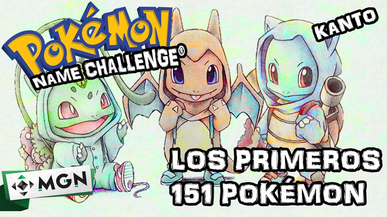 Escribiendo los 151 Pokémon: Pokémon Name Challenge - YouTube
