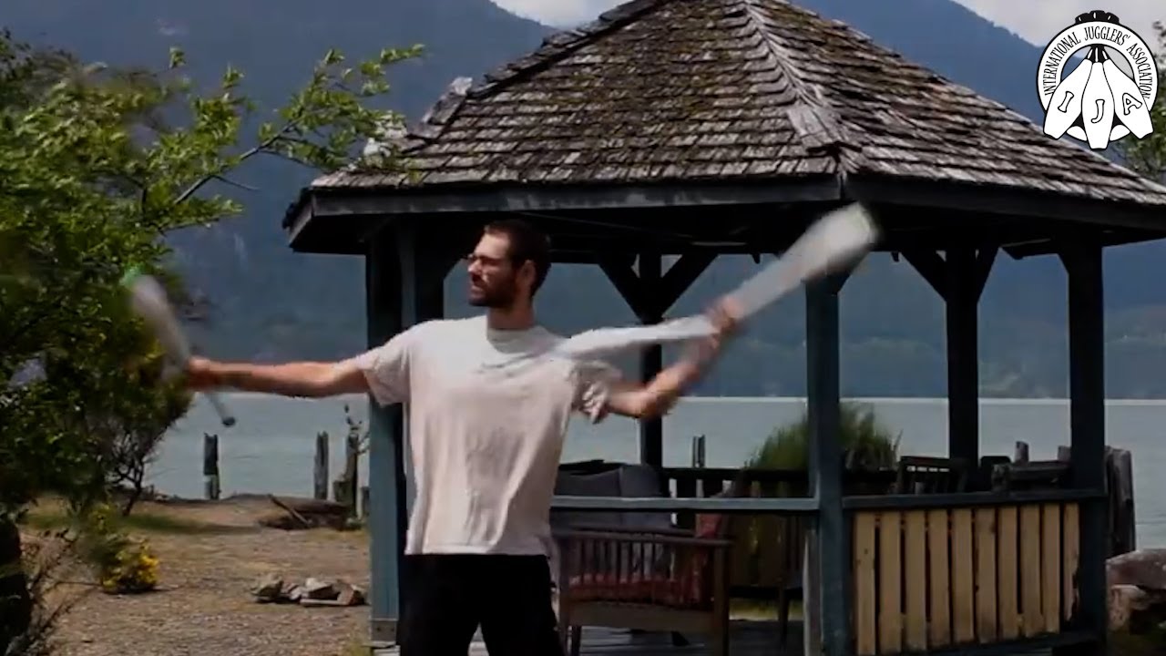Club Juggling by Elliot Wagner from Canada | IJA Tricks of the Month - YouTube