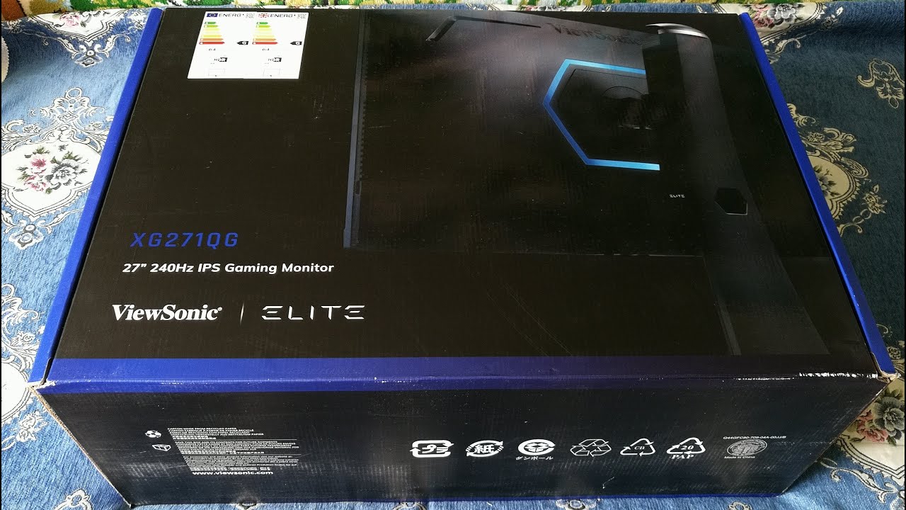 Просто распаковка: ViewSonic Elite XG271QG (Unpacking / Unboxing) - YouTube