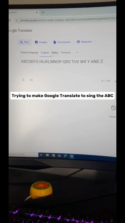 TRYING TO make Google Translate sing the ABC🤦‍♂️ #google #googletranslate #viral #viralshorts ...