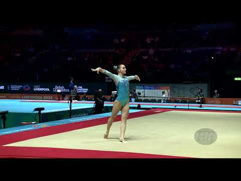 OSIPOVA Valeriia (UKR) - 2022 Artistic Worlds, Liverpool (GBR) - Qualifications Floor Exercise