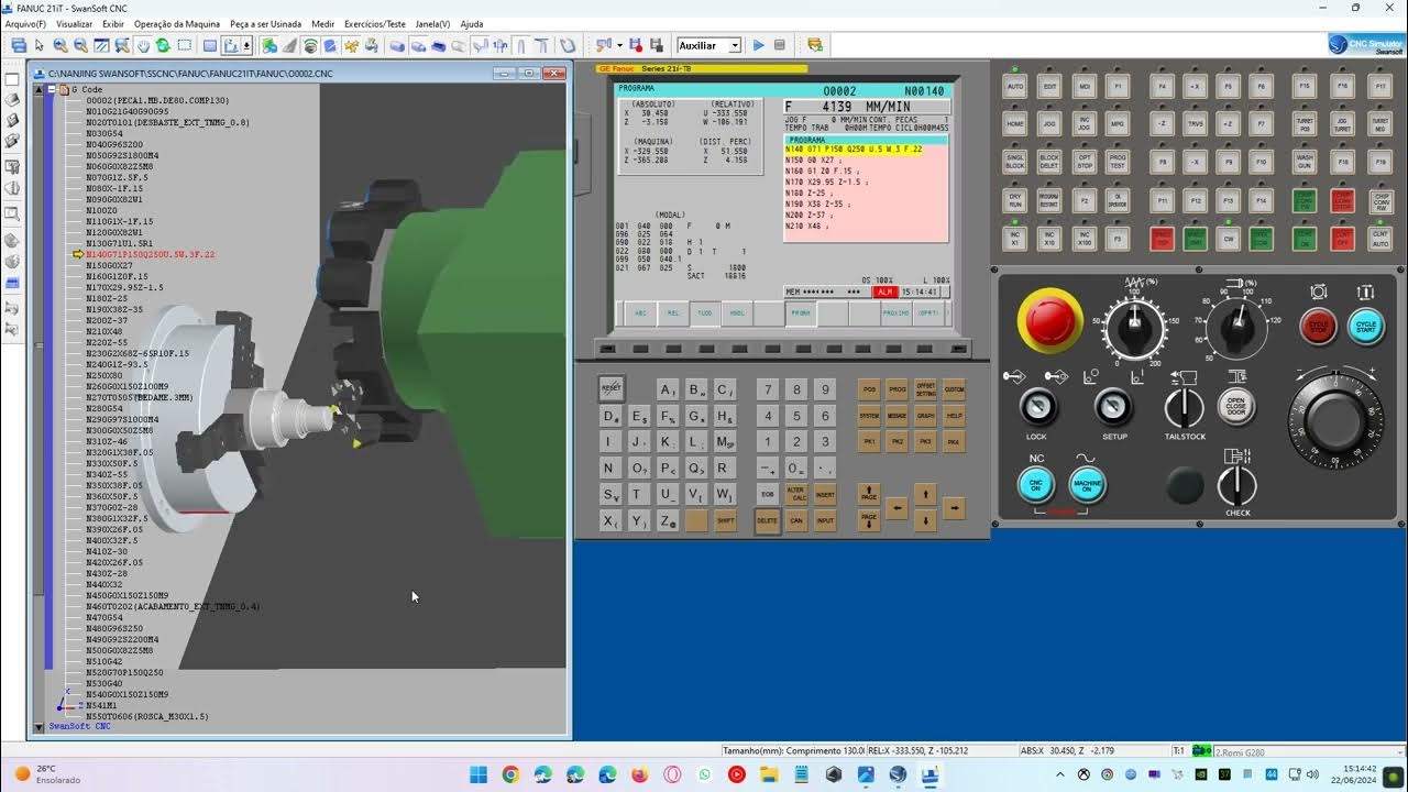 Simulador de Torno CNC/ CNC Lathe Simulator - YouTube