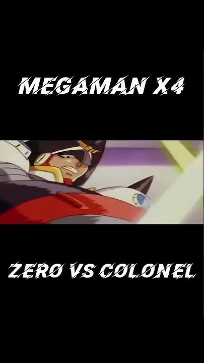 Megaman X4 Zero vs Colonel escena de animé. (japonés) - YouTube