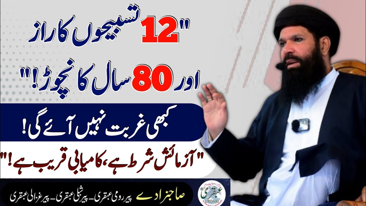 Ya Badi Al Ajaib Bil Khair Ya Badio 12 Tasbeehan Aur 80 Sal Ka Tajerba ...