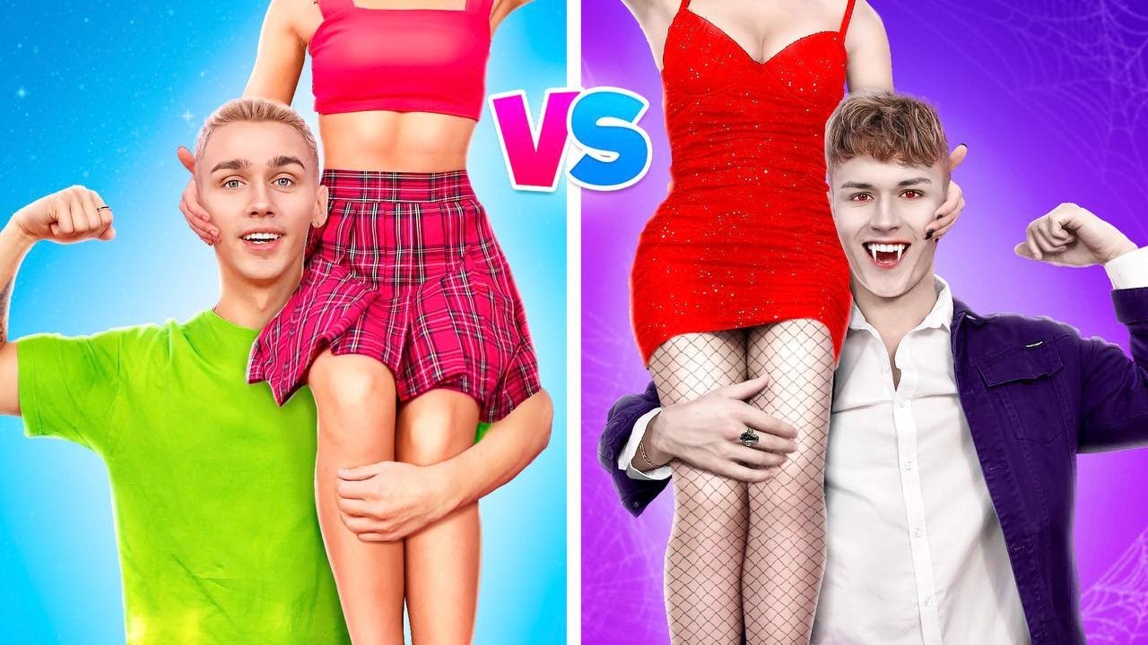 How to Become a Vampire! Extreme Makeover From Nerd to Vampire - YouTube