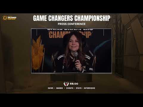 VALORANT Game Changers Championship: Shopify Rebellion vs G2 Gozen Post Match Conference - YouTube