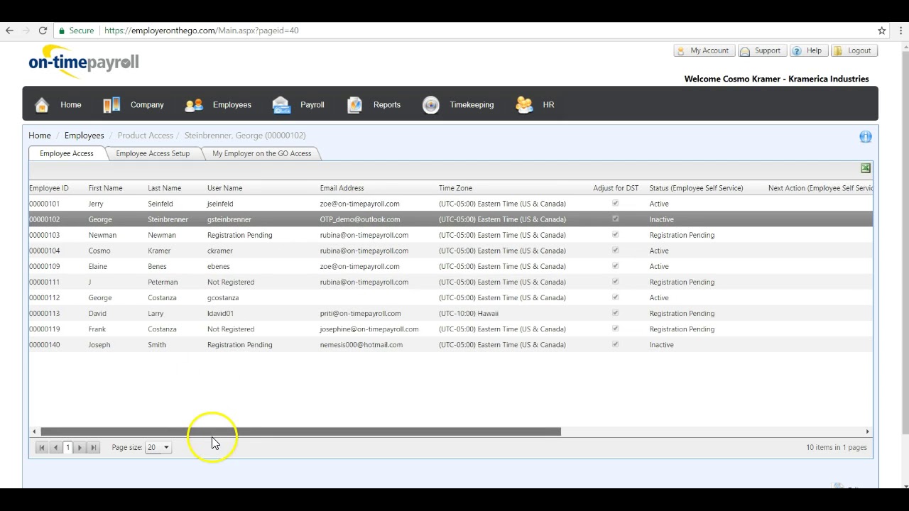 Granting Access to Online Pay Stubs - YouTube