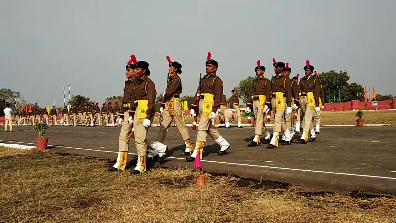 CISF Barwaha MP Jail Police POP3, 12JAN 2019 AT RTC BARWAH - YouTube