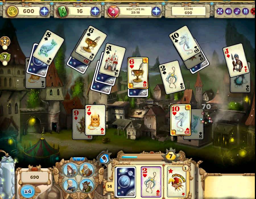 Solitaire Tales Level 14 - YouTube