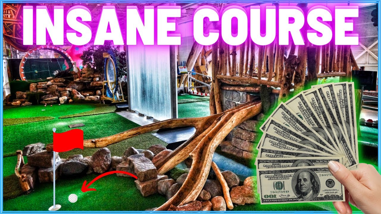 Insane Mini Golf Battle For $100 (PART 2) - YouTube