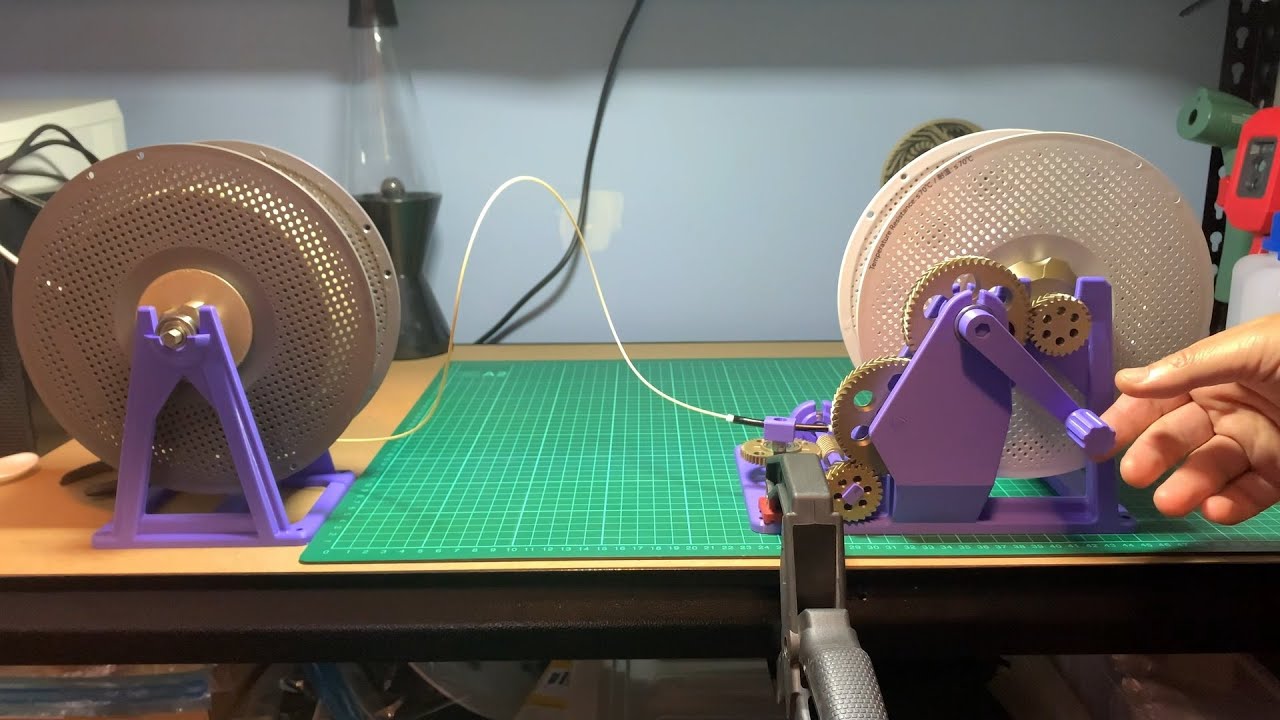 Respooler Assembly and Use - YouTube