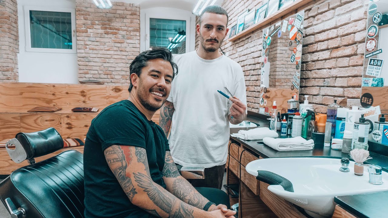 Relaxing Shave from Italian Barber at Nomad Berlin (ASMR Barber Shave ...