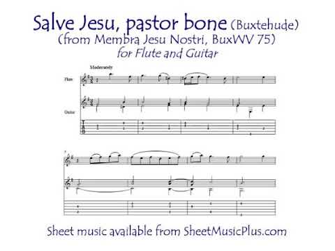 "Salve Jesu, pastor bone" (from Membra Jesu Nostri), by Buxtehude, for ...