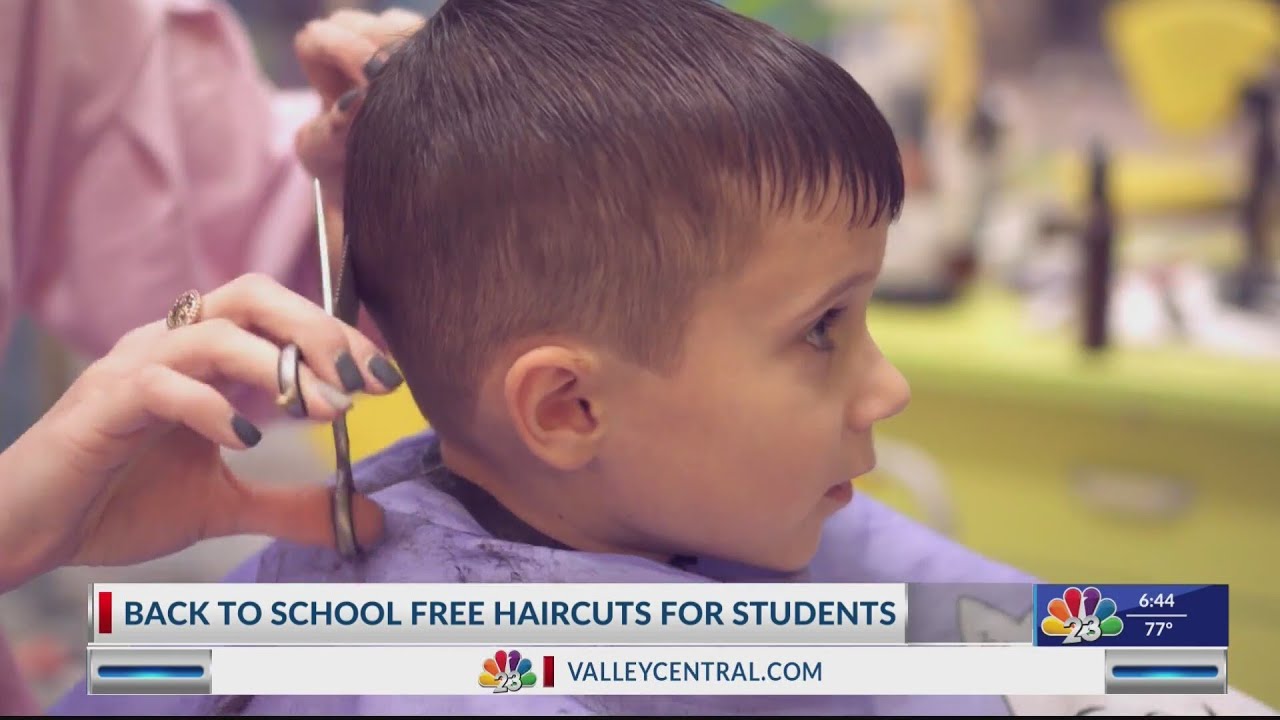 Back to School Free Haircuts for Students - YouTube