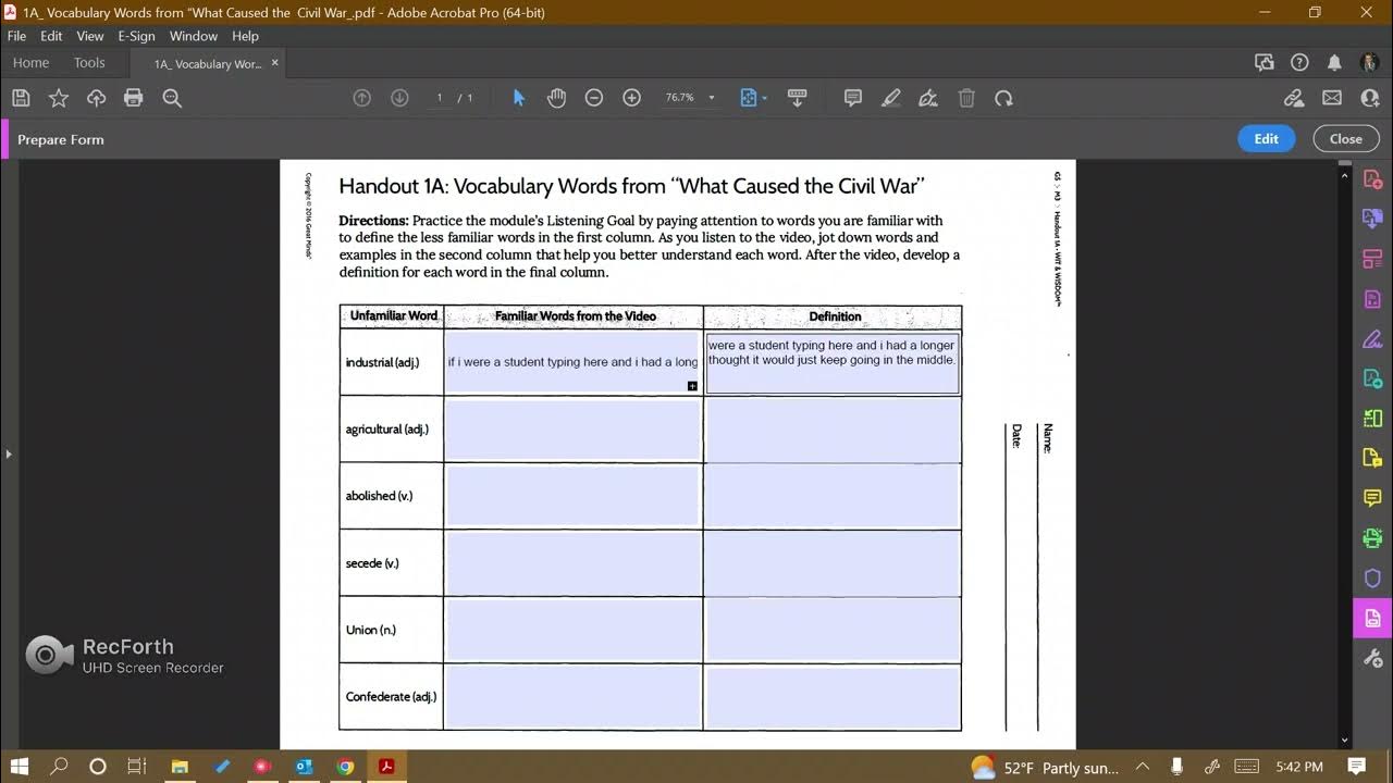 How to add Multi Line Textboxes to student worksheets using Adobe ...