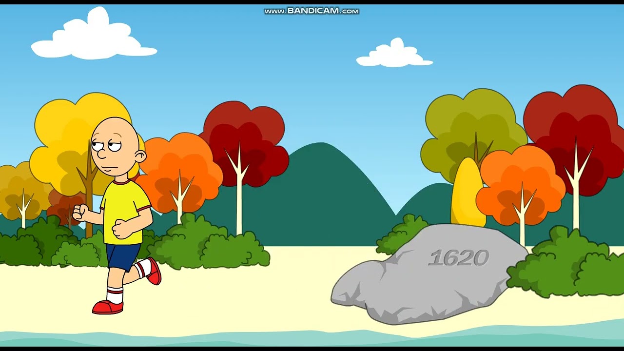 Caillou eats bunster/Grounded - YouTube