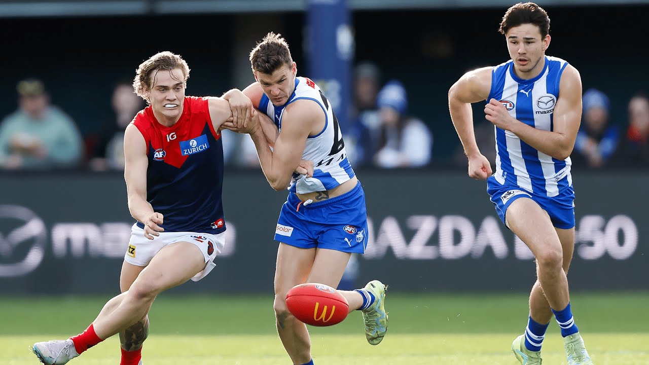 AFL R21 match highlights: North Melbourne v Melbourne - YouTube