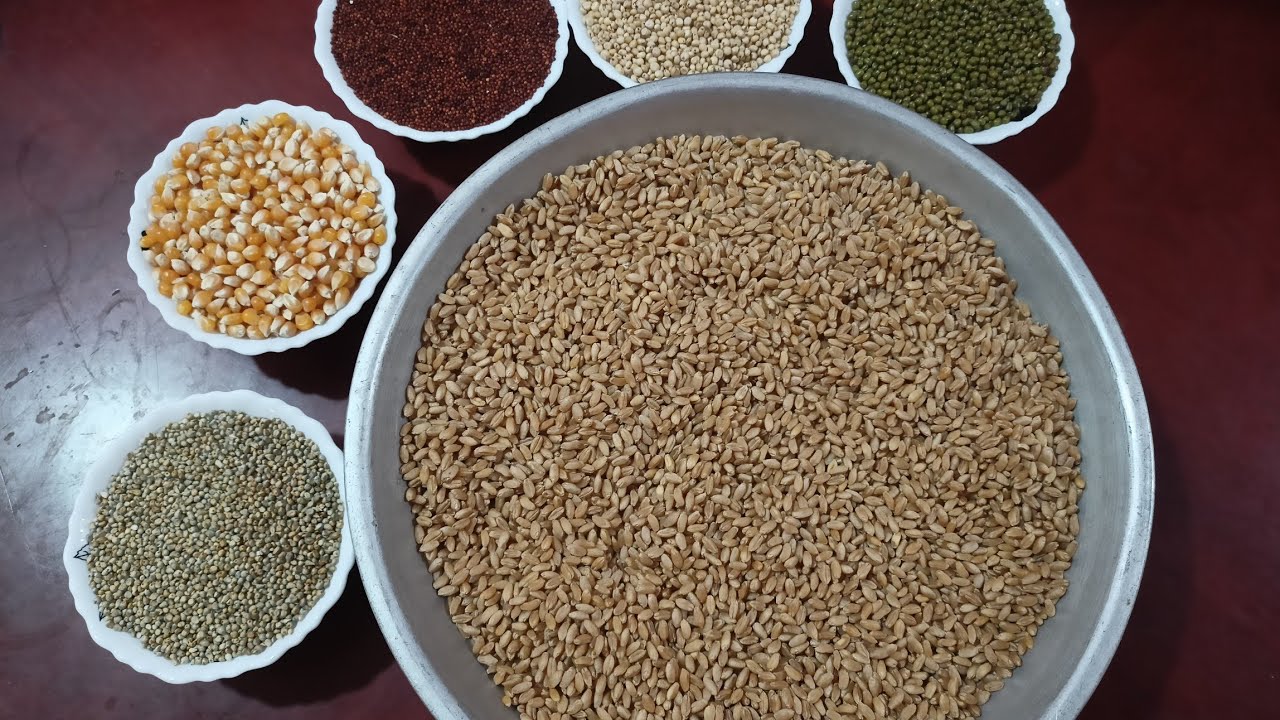 Multigrain Atta Recipe || Weighloss Multigrain roti || Multigrain Atta ...