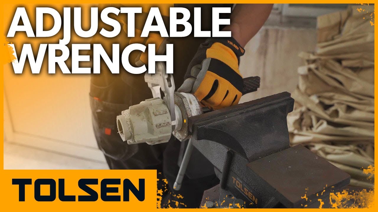 TOLSEN Adjustable Wrench Professional Shifter Spanner with Wide Caliber ...
