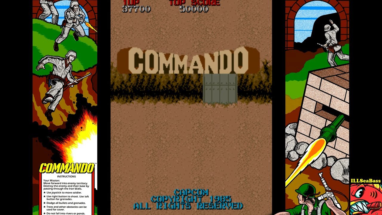 Commando MAME/ARCADE - 79,700 - YouTube