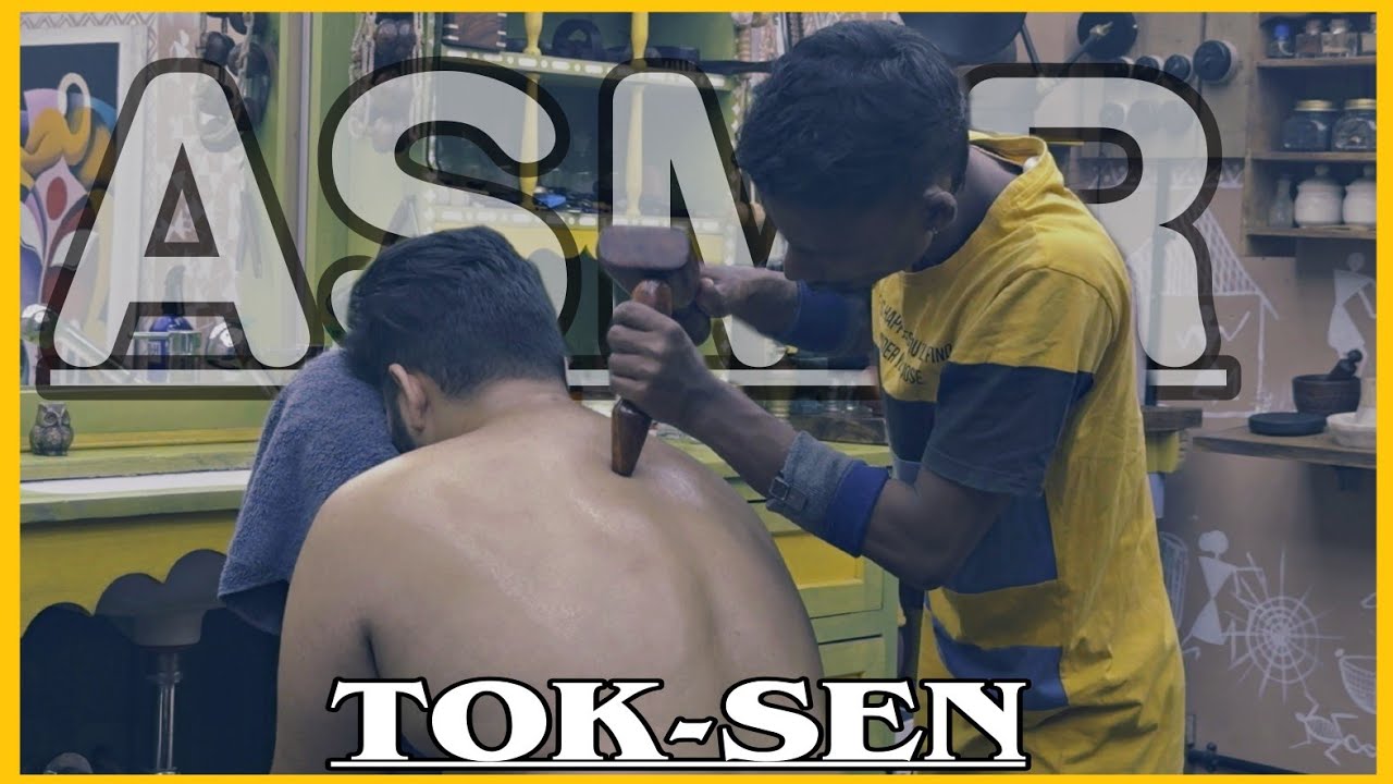 Asmr Amazing Thai Tok Sen Back Massage On Chair By Master Cracker💈