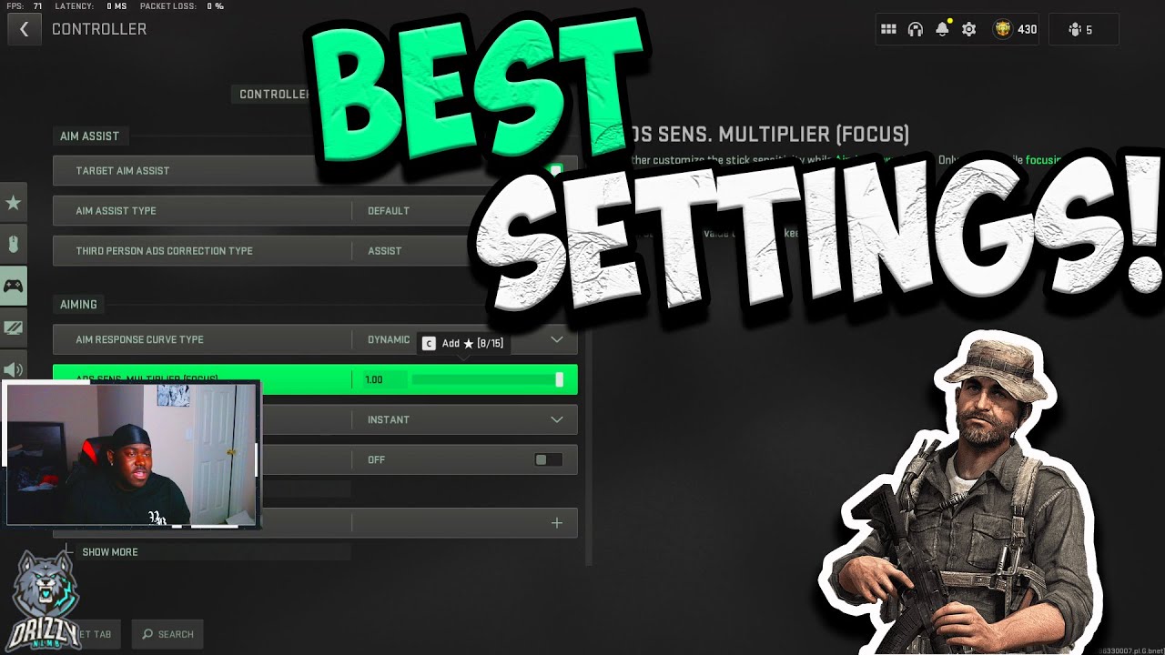 THE CONTROLLER SETTINGS YOU REALL NEED | BEST FOR MODERN WARFARE 2 (Stronger Aim Assist) PRO ...