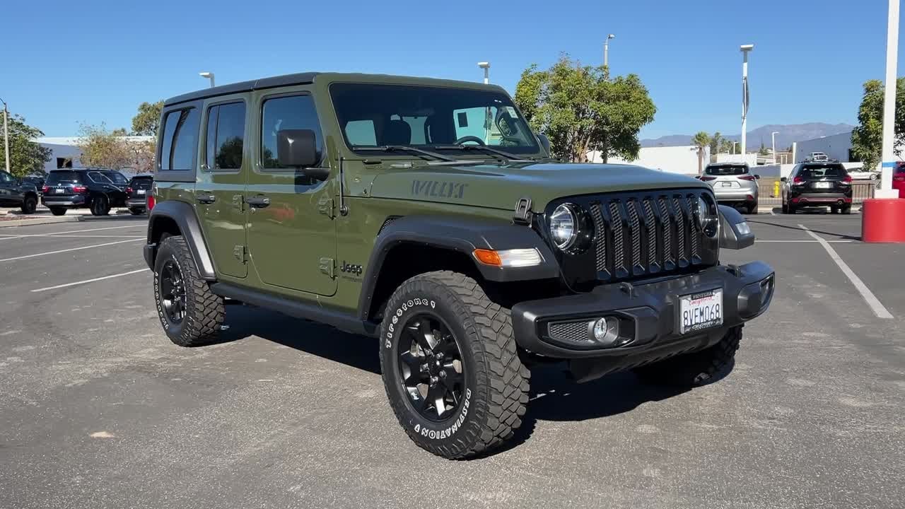 2021 Jeep Wrangler Unlimited Willys Sport Oxnard, San Fernando Valley ...