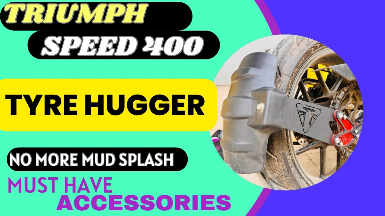 TRIUMPH SPEED 400 TYRE HUGGER | #triumphspeed400 #triumphscrambler ...