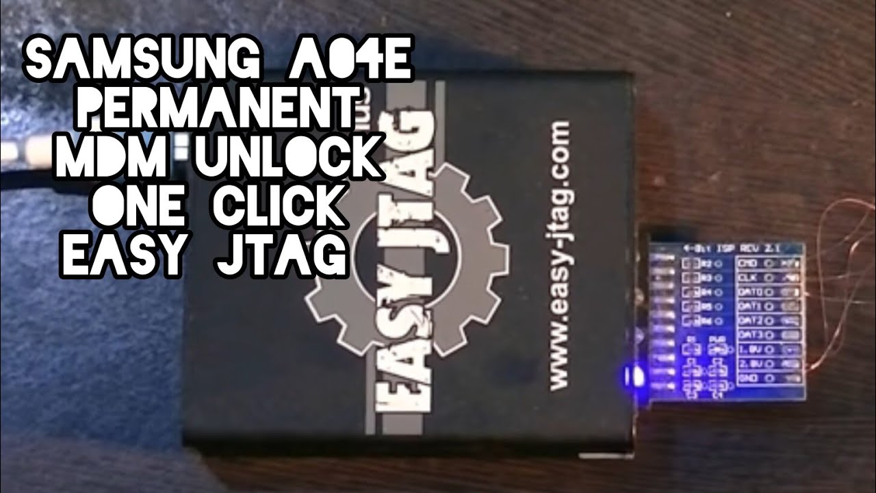 A042F Unlock With Easy JTAG - YouTube