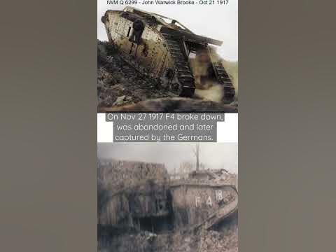 Oct 20 1917 #OTD Female Tank F4 “FLIRT II” On Nov 27 1917 broke down and later captured by ...