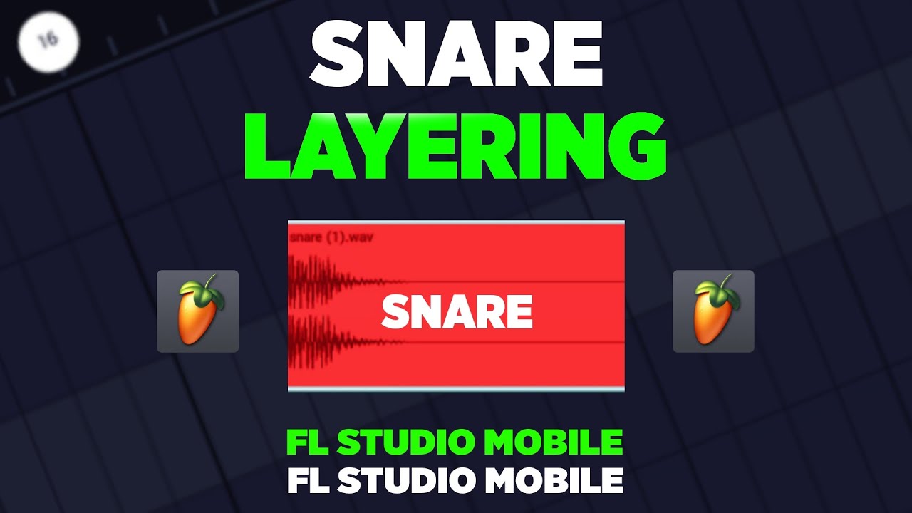 How to SNARE LAYERING in Fl Studio Mobile | Fl studio mobile me drum ...