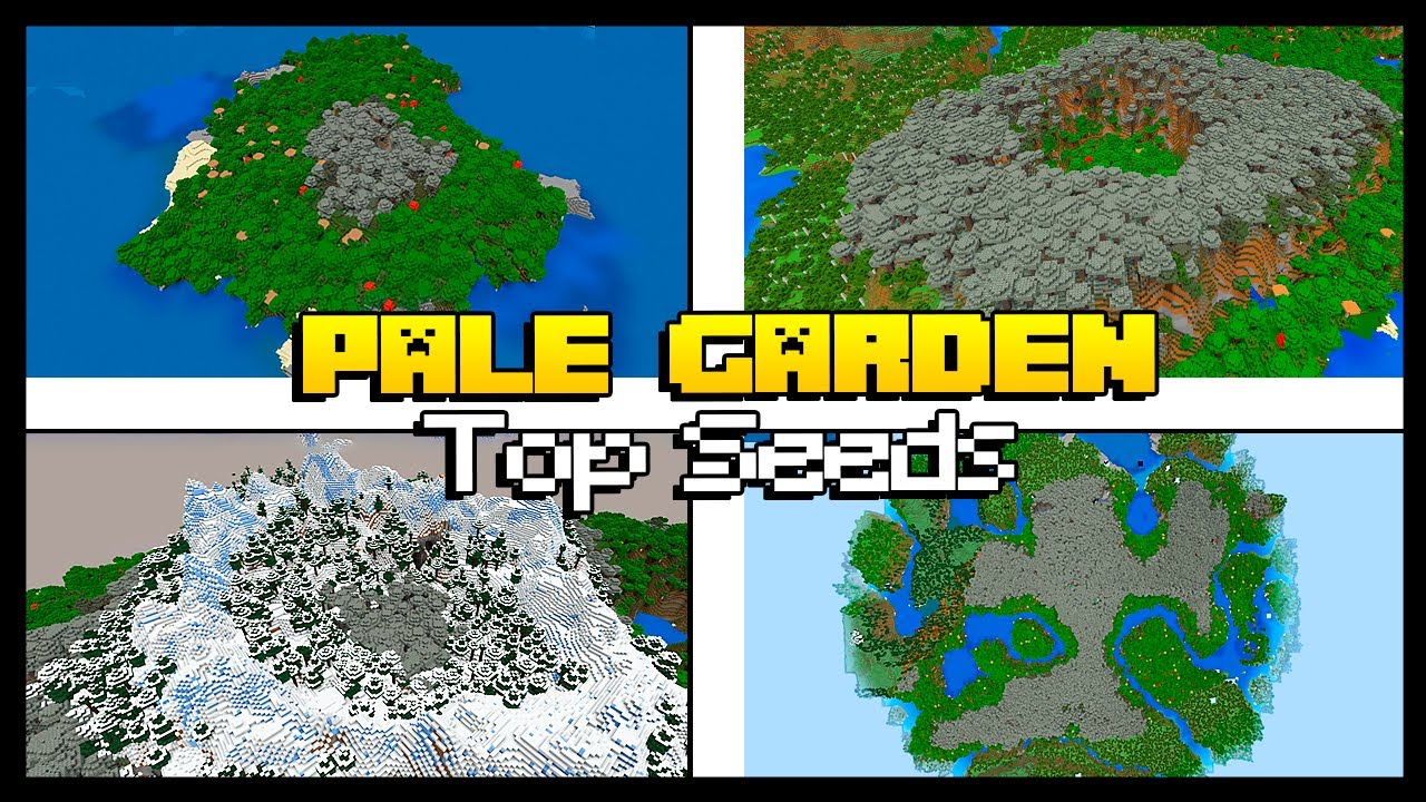 MINECRAFT 1.22 - TOP 5 SEEDS ÉPICAS DO BIOMA JARDIM PÁLIDO DO MINECRAFT ...