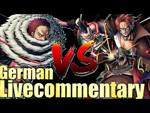 Katakuri vs Blackbeard + Shanks| German Live-Commentary| ONE PIECE ...