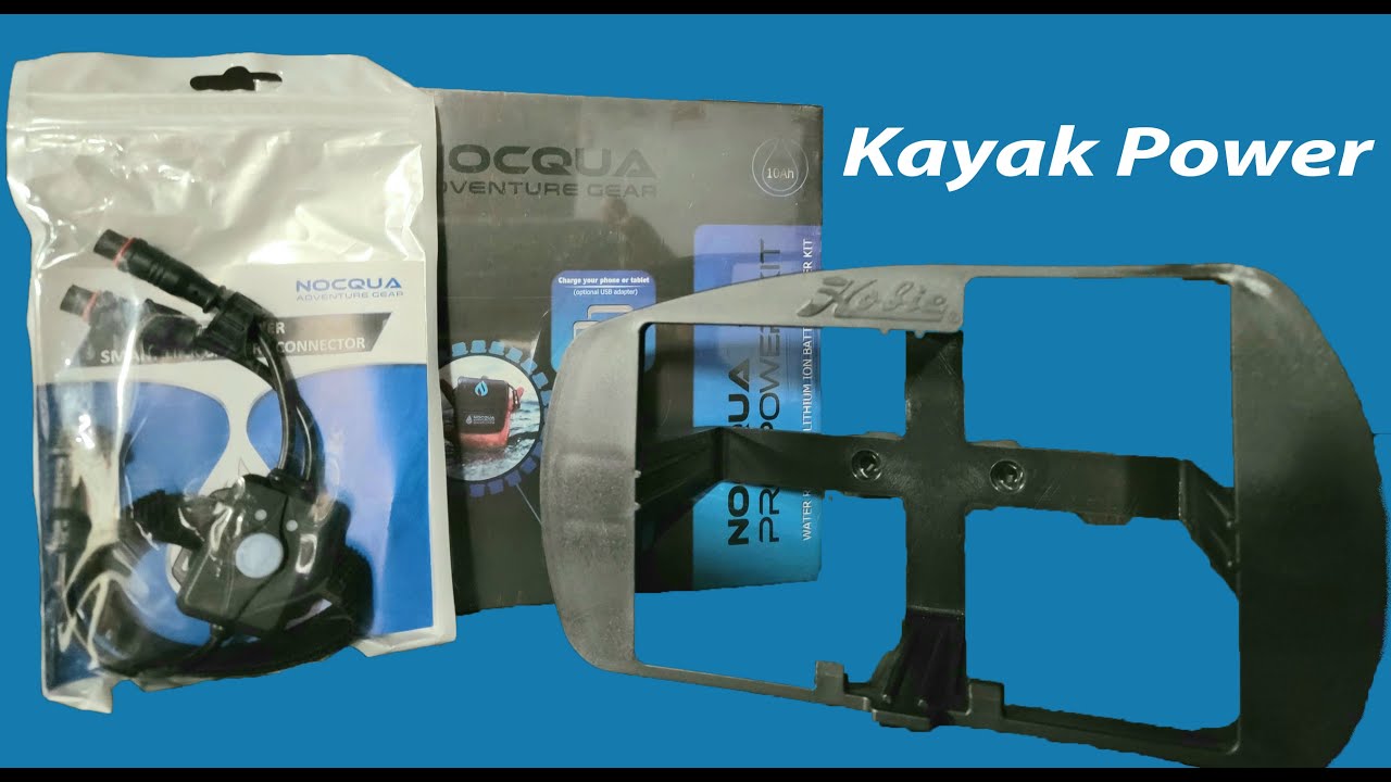 Nocqua Pro Power kit ~ Installed ~ Hobie Outback Kayak - YouTube