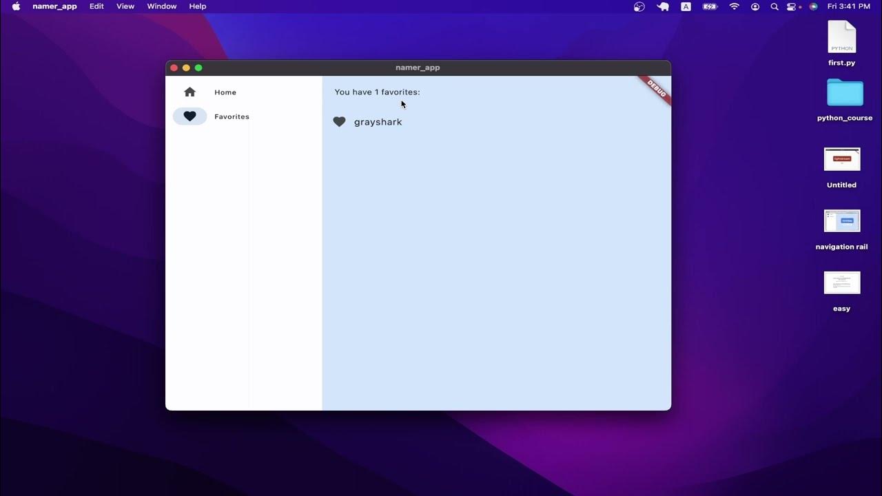 3-7- Add Favorites Page (Flutter Docs) - YouTube