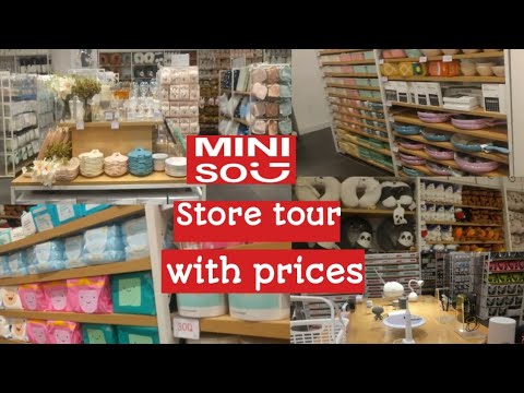 miniso Pakistan karachi store tour with prices in forum mall - YouTube