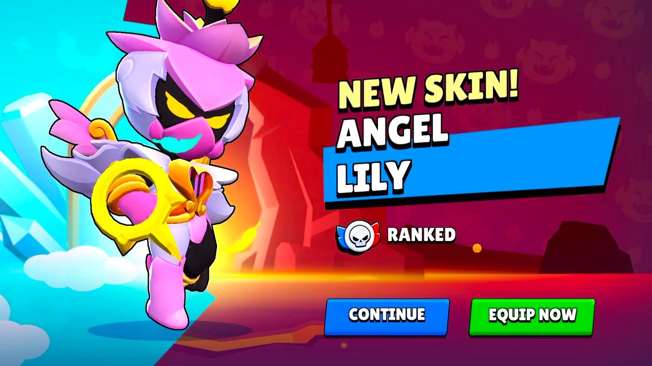 ANGEL LILY ASCENDS! Unboxing the NEW RANKED SKIN in Brawl Stars! - YouTube