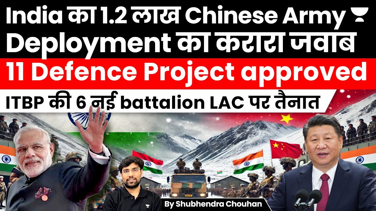 India Respond To China Military Build up on LAC, Deploy 6 new battalion ...