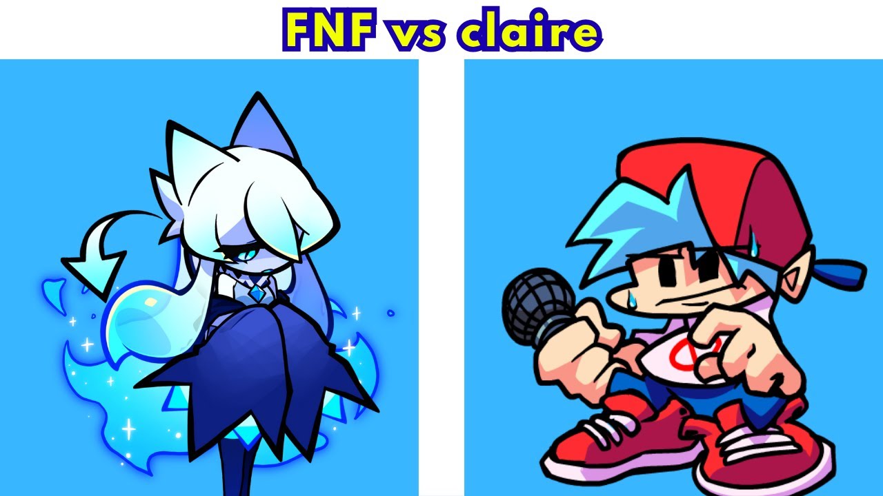 FNF vs claire| #danteelgamer - YouTube