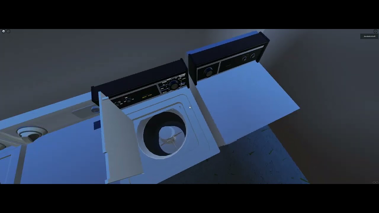 Roblox washer house. kenmore vs whirlpool washer machinne race! - YouTube