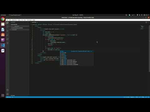 JavaScript USB Barcode Scanning - YouTube