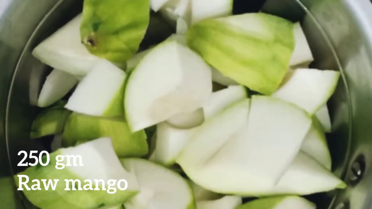 Raw mango RAM LADDU - YouTube