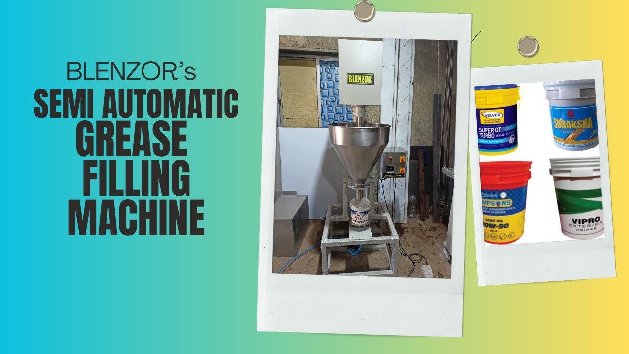 Grease Filling Machine - YouTube