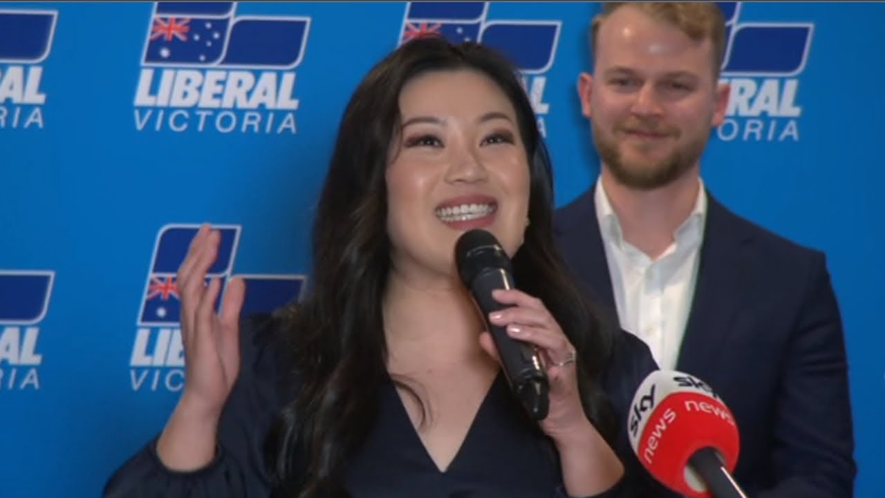 Newly elected Warrandyte MP Nicole Werner delivers by-election victory speech - YouTube