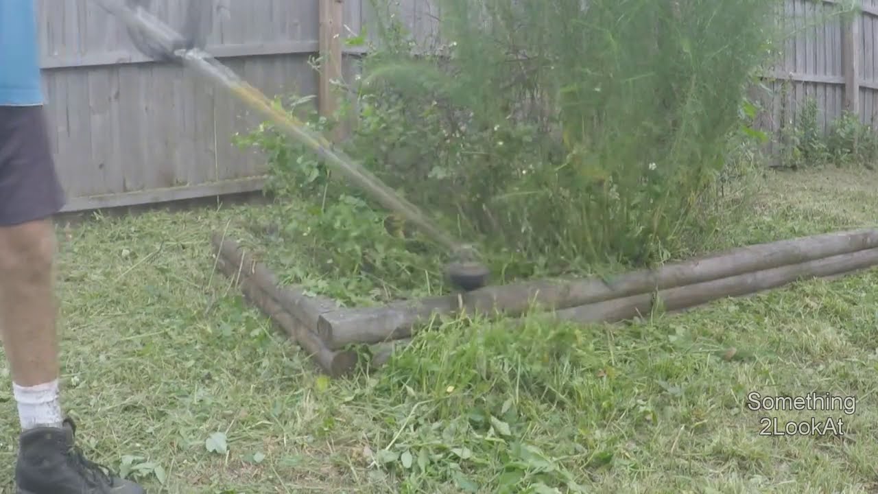 30 MORE minutes of timelapse weed whacking! - Satisfying! Line trimming ...